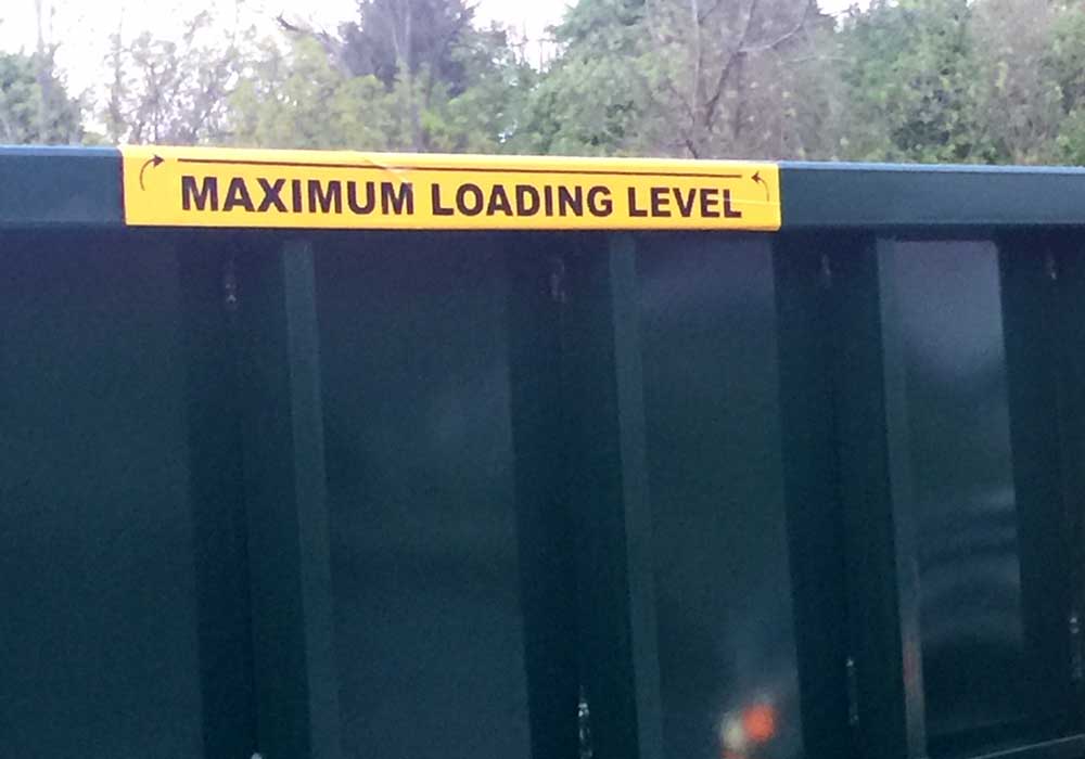 Dumpster Rules 101! NEVER let your trash items fill over the top of ... Dumpster Rules 101! NEVER let your trash items fill over the top of ...